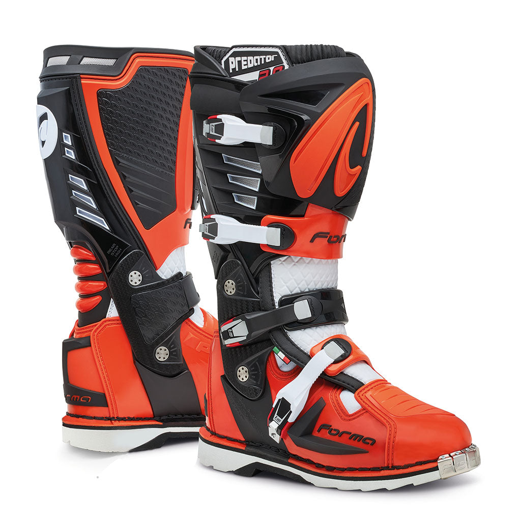 motorcycle boots | Forma Predator 2.0 orange motocross mx ktm tech sg ...
